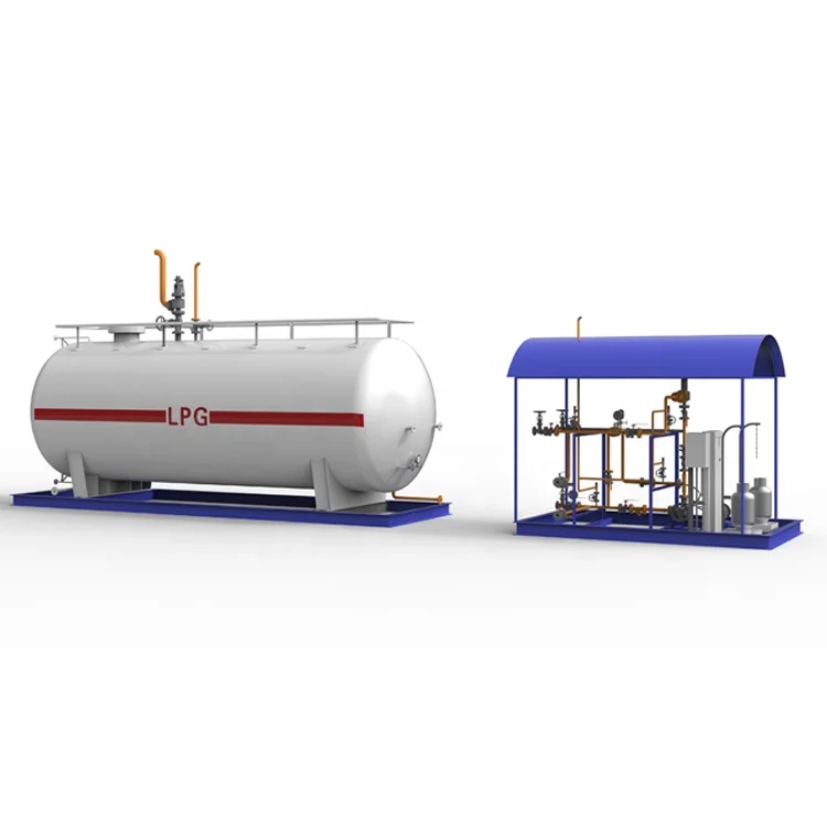 20000 Liter LPG Gas Bottling Skid Station for Rwanda
