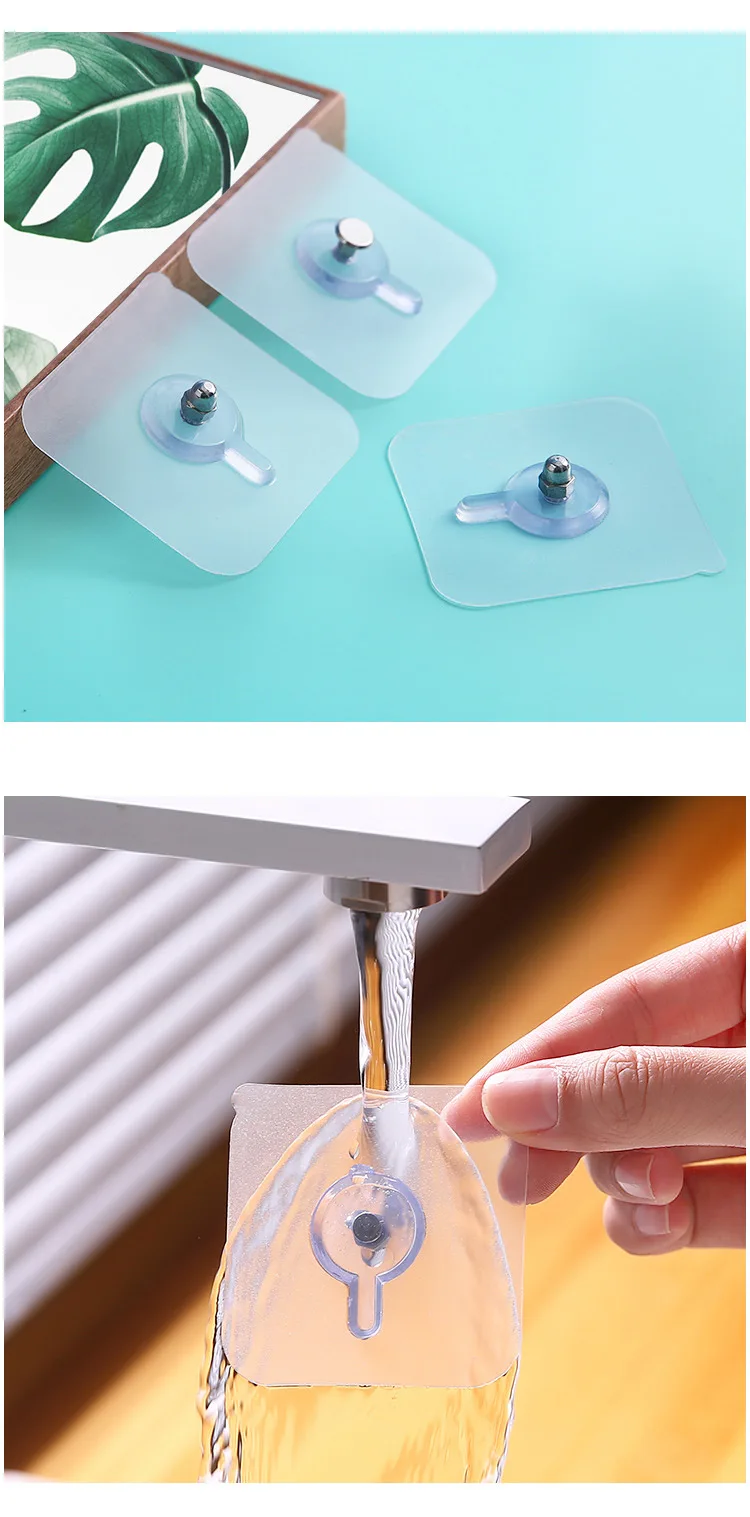 Trackless Sticker Hooks - Easy Wall Mounting Solutions