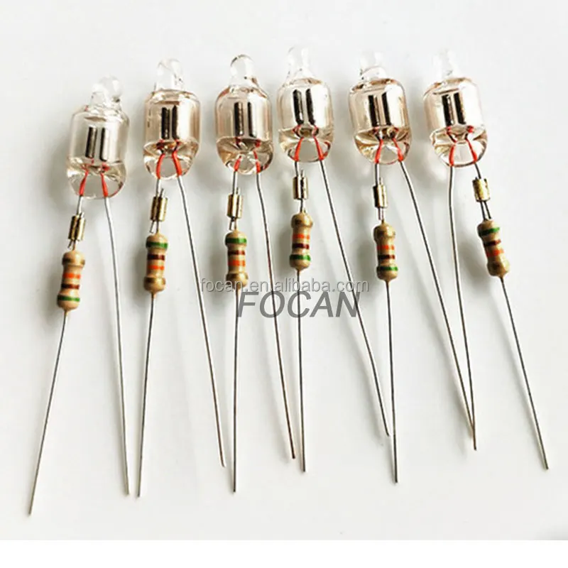 Focan Factory Neon Bulb Indicator Lamp / Neon Light Welded With ...