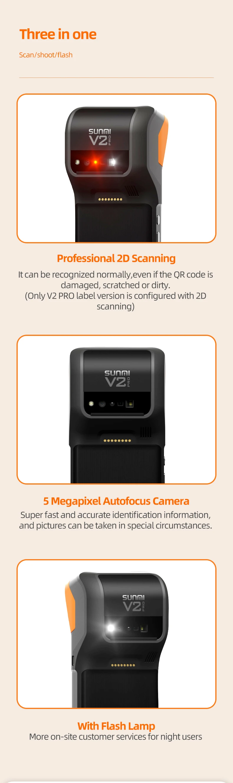 SUNMI V2 Pro Cash Register Machine POS System Terminal All in One POS ...