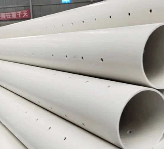 Perforated PVC 100mm Drain Pipe for Water Well, Anti-UV & High Pressure ...
