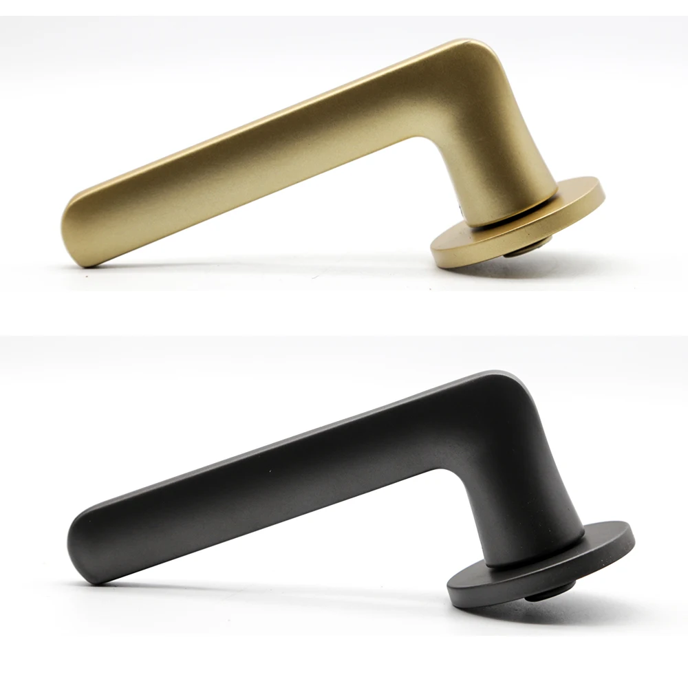 Ready Goods European Style Sandy Gold Aluminum Alloy Split Door Lever ...