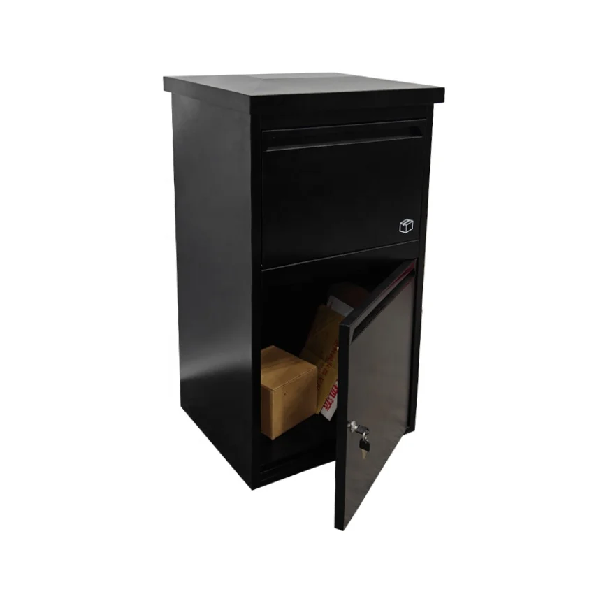 Modern Smart Post Box Galvanized Steel Large Package Stainless Steel ...