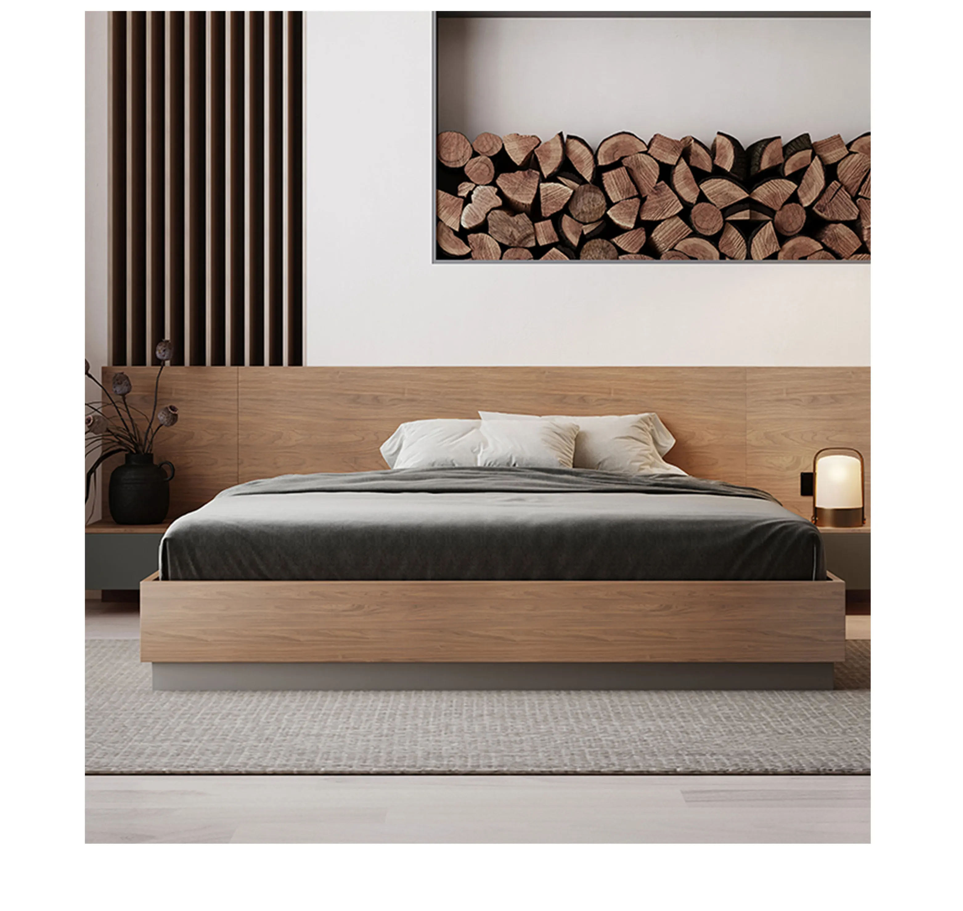 Modern Design Mdf Storage Tatami Bed King Size Bedroom Set With Drawer ...