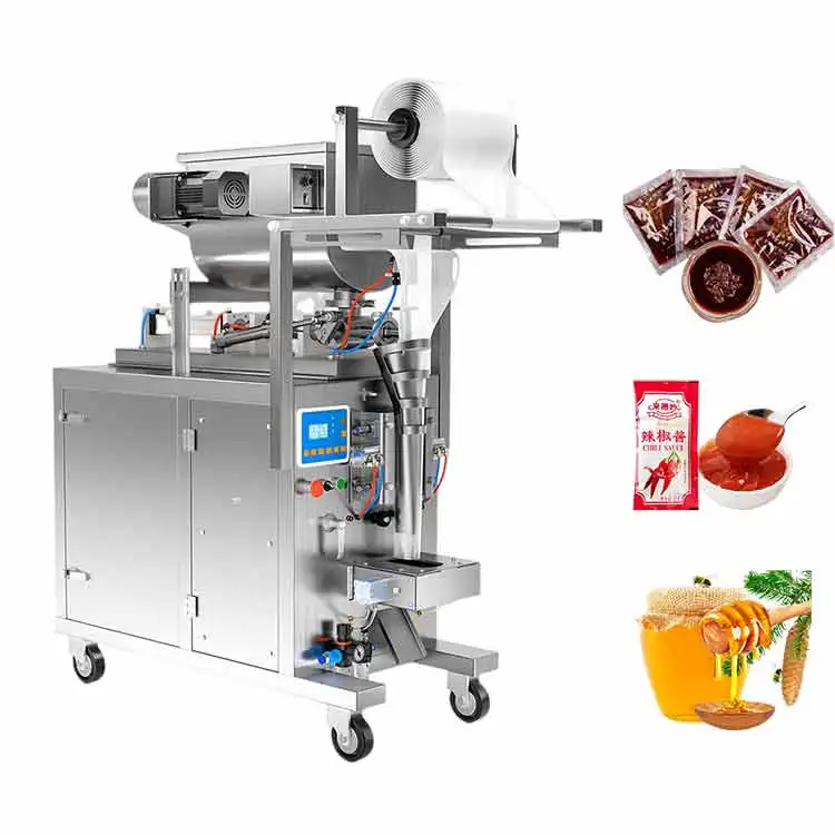 FillinMachine Automatic honey tomato Ketchup Paste Sauce Sachet Packet ...