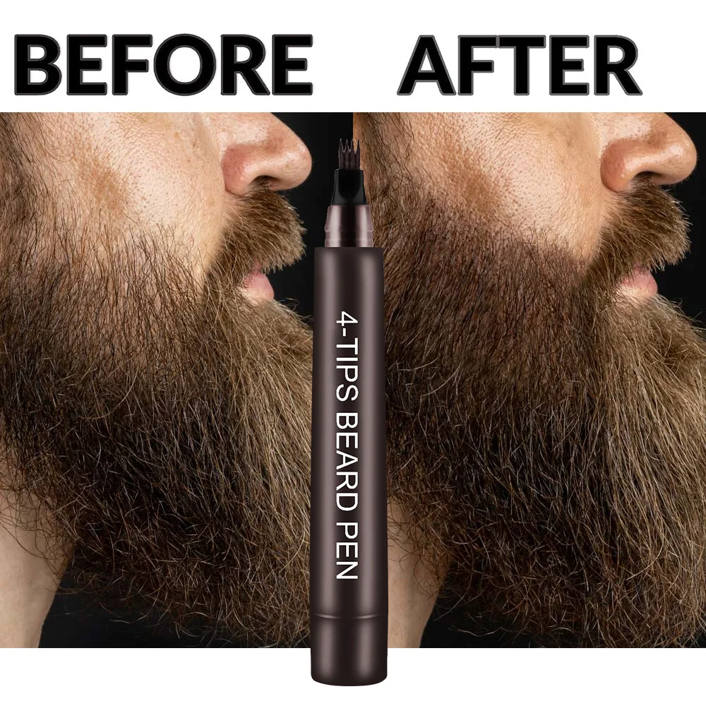 Natural Beard Filler Pencil - Long Lasting & Thickening