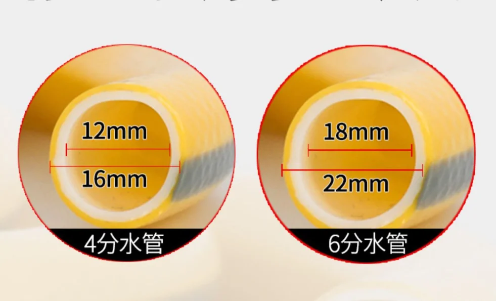 Yellow PVC Hose Pipe 5M-30M for Garden & Car Washing, Flexible Water ...