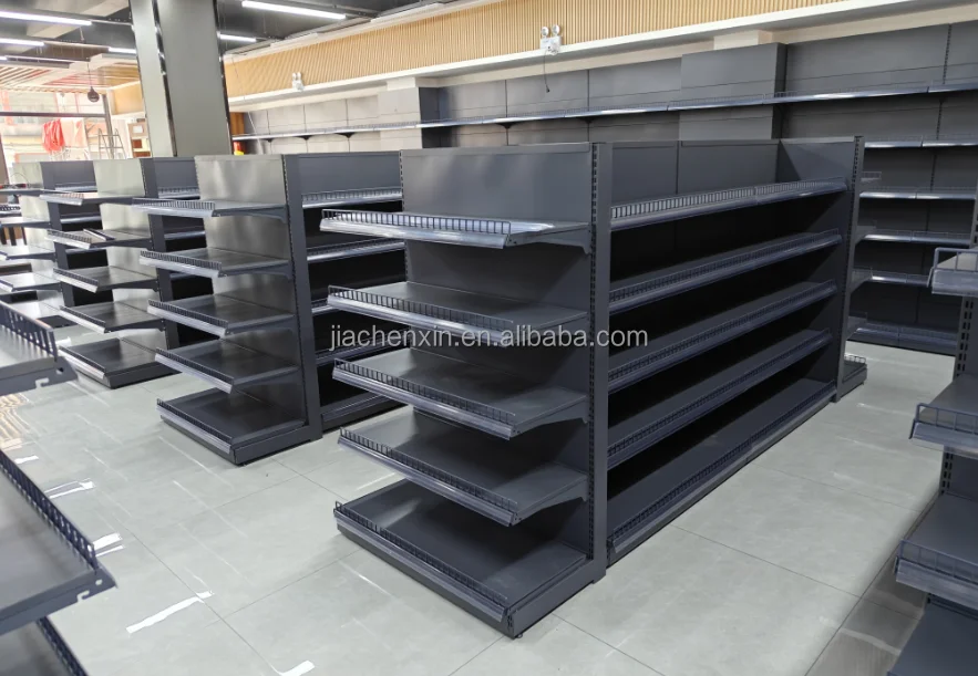 Grocery Store Heavy Duty Metal Supermarket Display Racks & Gondola ...