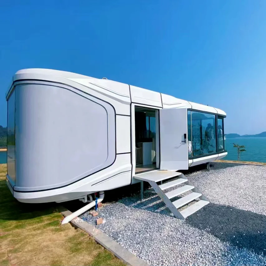 Small Kit Homes Volferda Capsule House - Portable Glamping Pod for ...