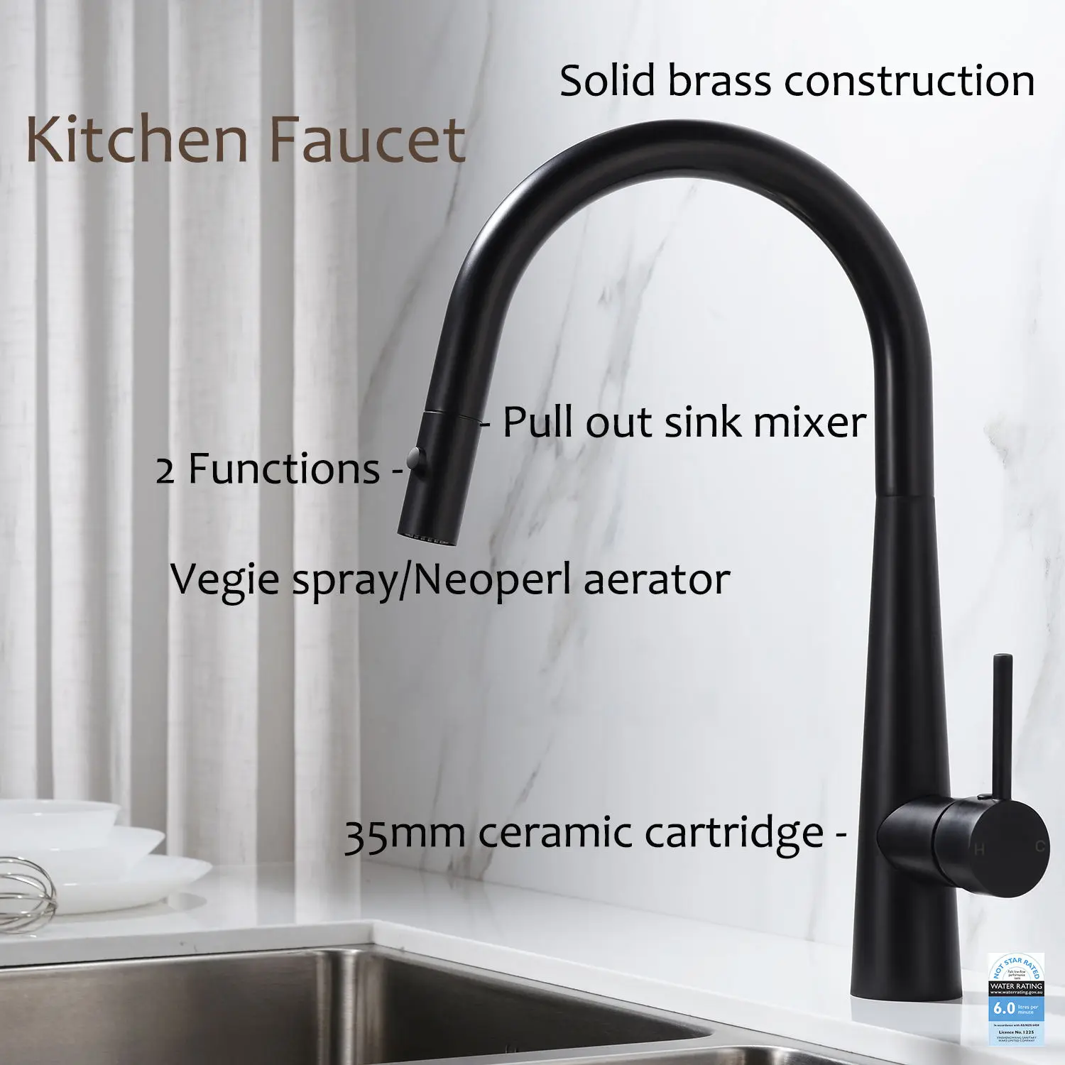 Luxury Knurled Kitchen Tap Smart Sink Infrared Faucet Touch Sensor ...
