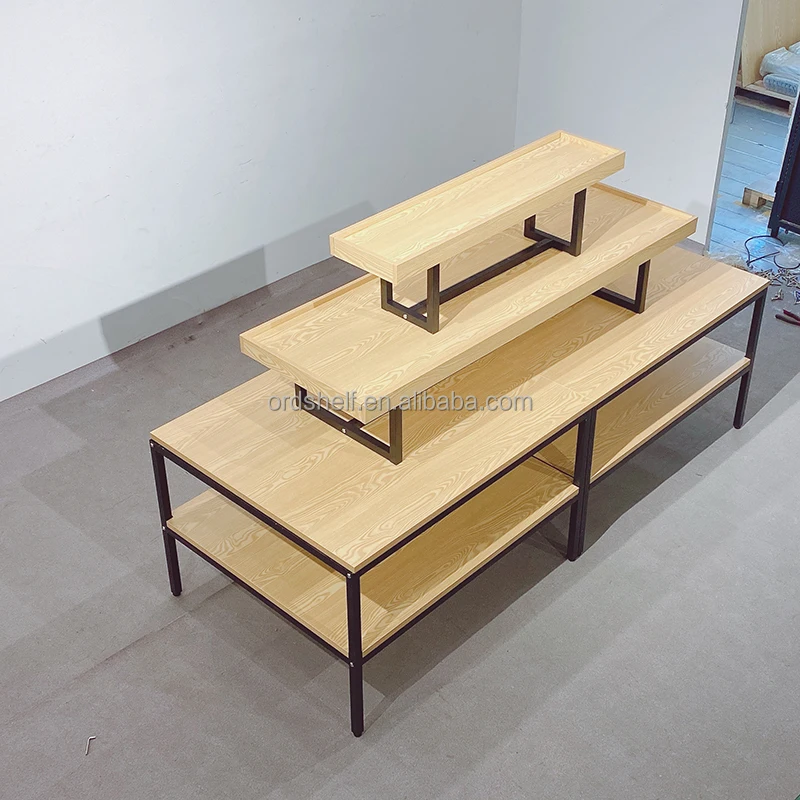 Miniso Wood Supermarket Shelves Retail Display Stand Convenience Store ...