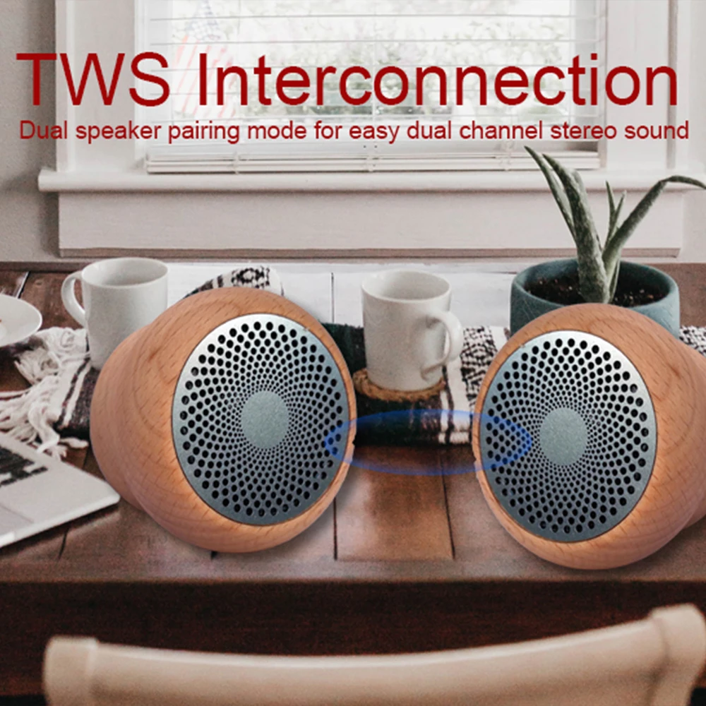 Multi Function New Eco-friendly Bamboo MiniPortable Wooden Wireless ...