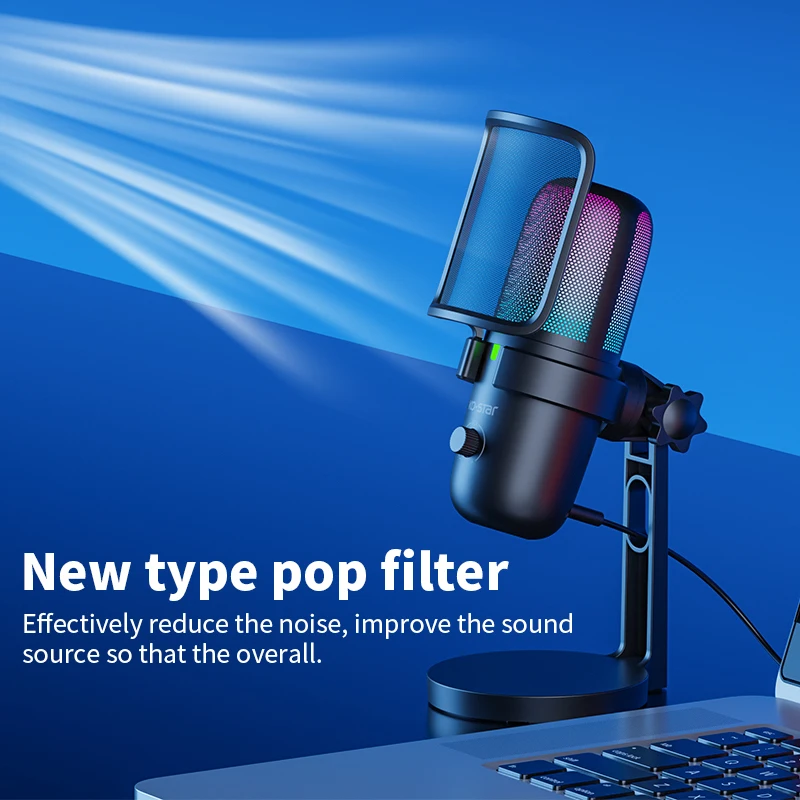 KO-STAR Condenser USB Microphone - Professional & Portable