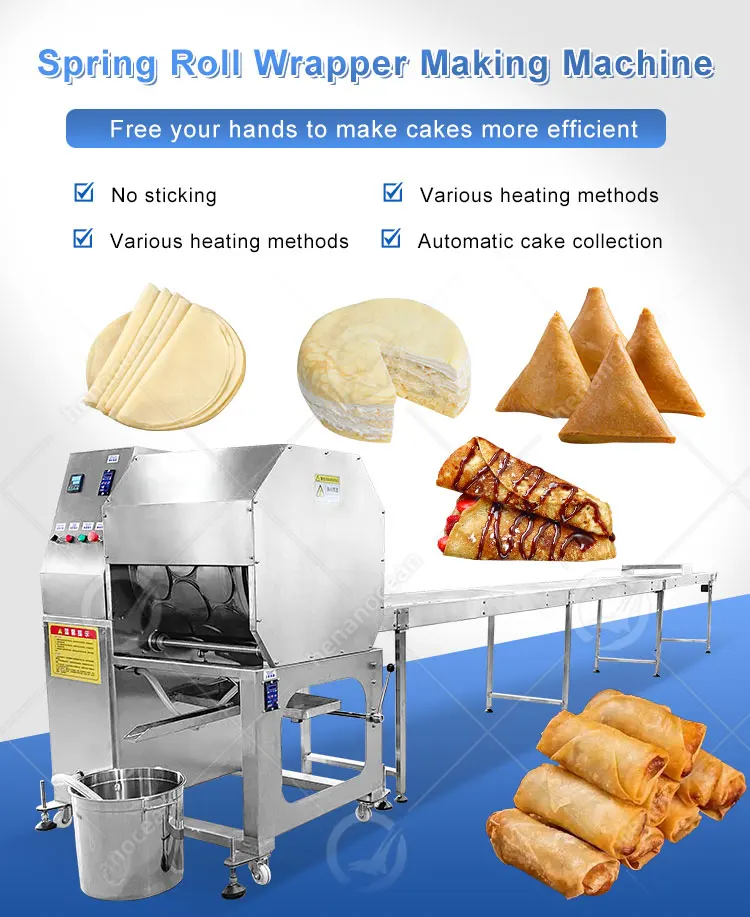 OCEAN Automatic Continuous Ethiopian Food Injera Mitad Spring Roll ...