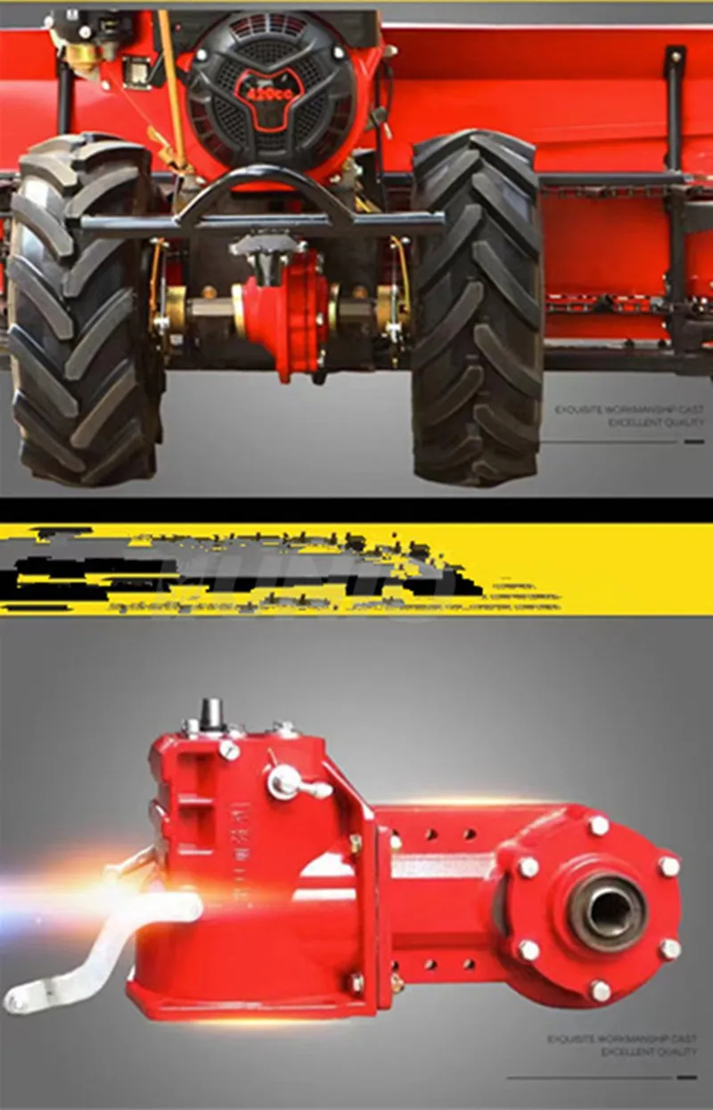 Multifunctional Walking Tractor Mounted Mini Harvester Rice Wheat ...