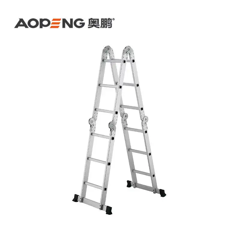 4x3 Foldable Aluminium Ladder - EN131 Certified Safety
