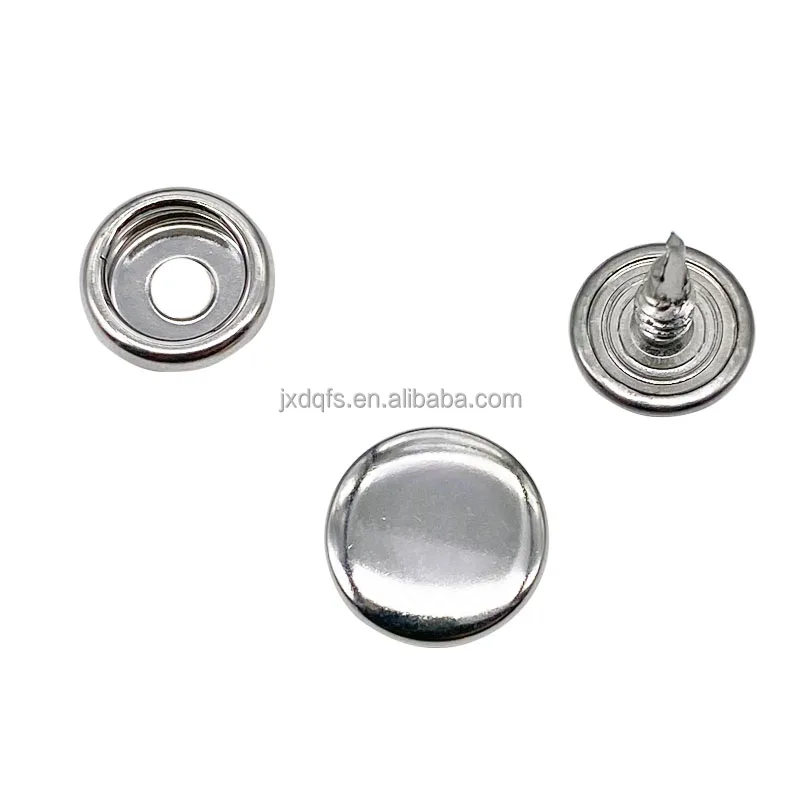 Brass Snap Button Cap With Stainless Steel Self Drilling Screw With 12 ...