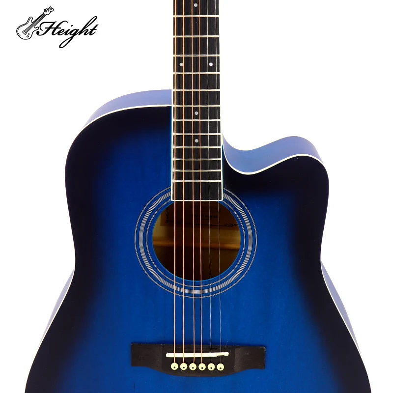 40 Inch Acoustic Guitar Cutaway Guitar Acoustic Basswood Guitar High ...