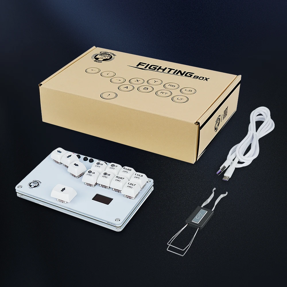 Fightingbox Mini Hitbox Gp2040 Ce Rgb Led Fightstick Game Pad Keyboard ...