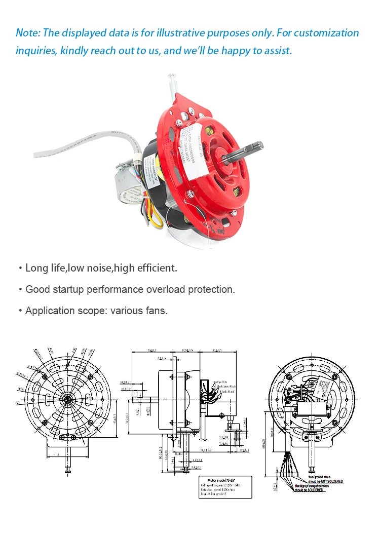 High Speed Wall Fan Box Fan Pedestal Fan Electric Ac Motor With ...