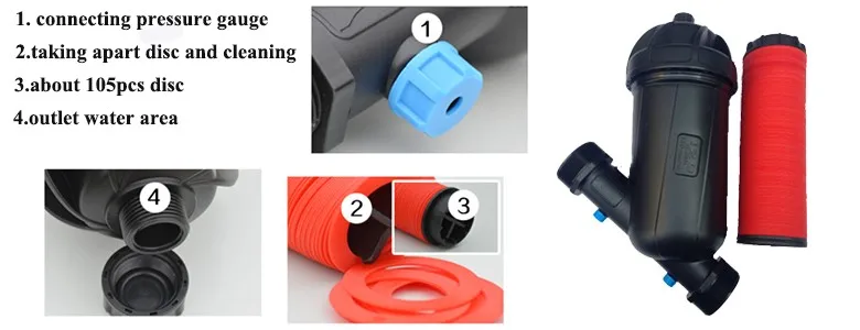 3 Inch Y Type Disc Water Filter Water Treatment Filter for Agriculture ...