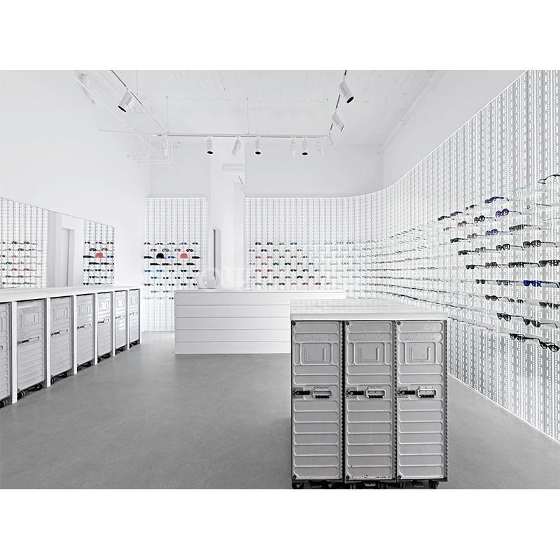 Custom Made Optical Store Layout Design Glass Optical Shop Counter ...