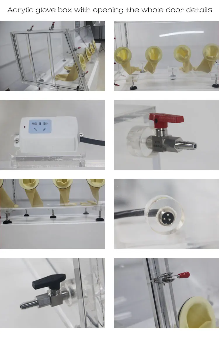 Acrylic Glovebox for Lithium Battery Material Testing