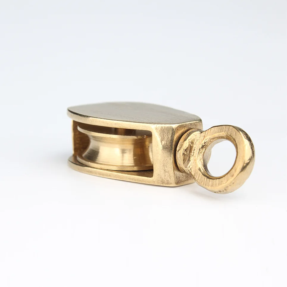 Block Flag Brass Signal Flag Pulley Marine Copper Pulley