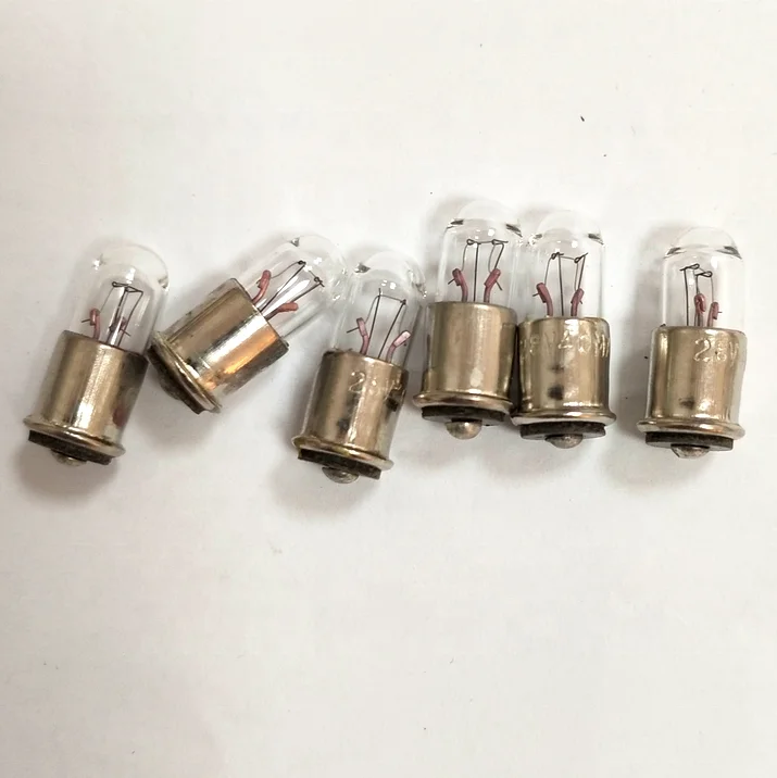 T1 3/4 Midget Flange Grooved 28V 40mA Incandescent Mini Light Bulb - CE ...