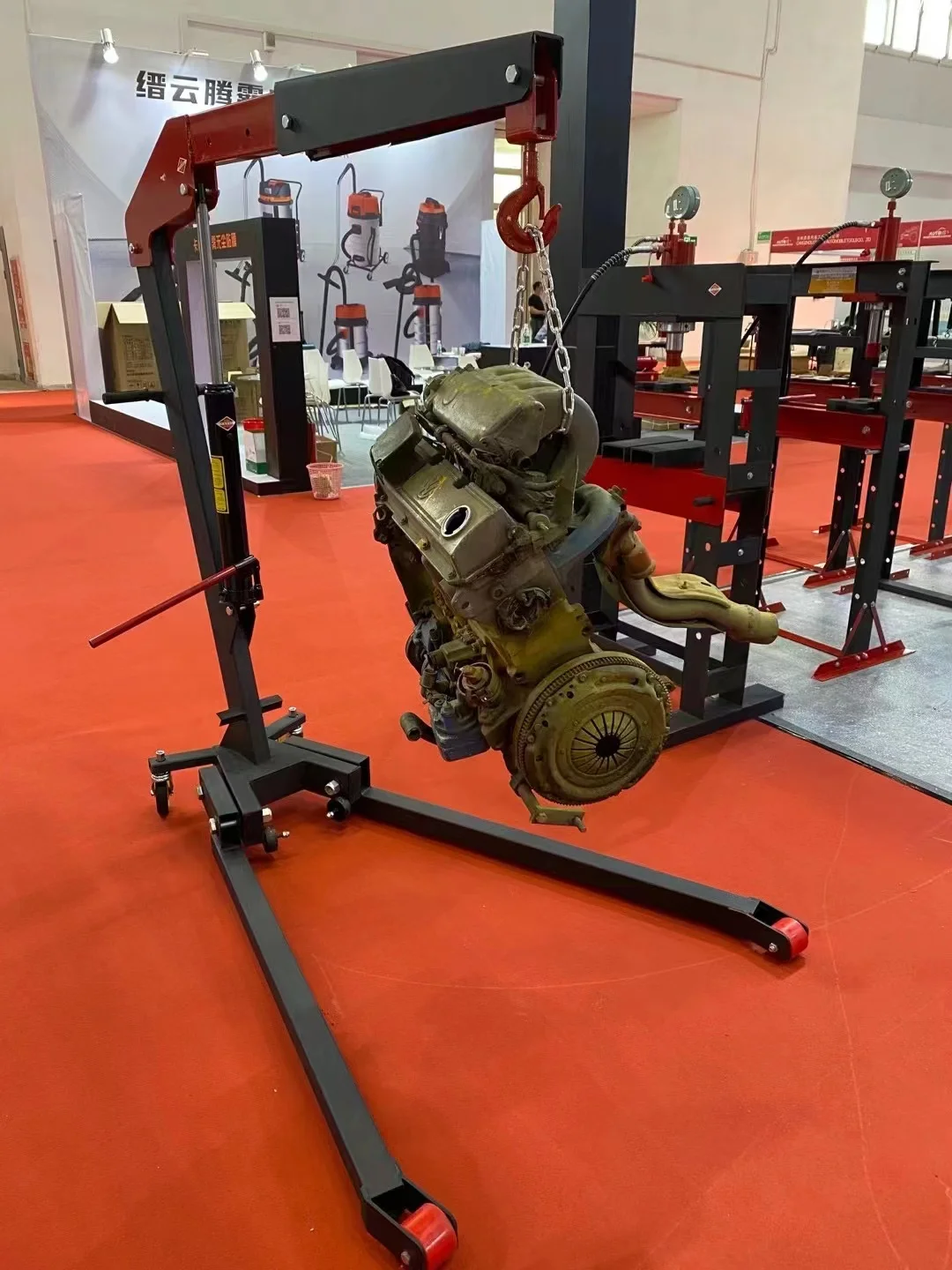 Car Hydraulic Jack Engine Crane 2 Ton Foldable Shop Crane in Stock ...