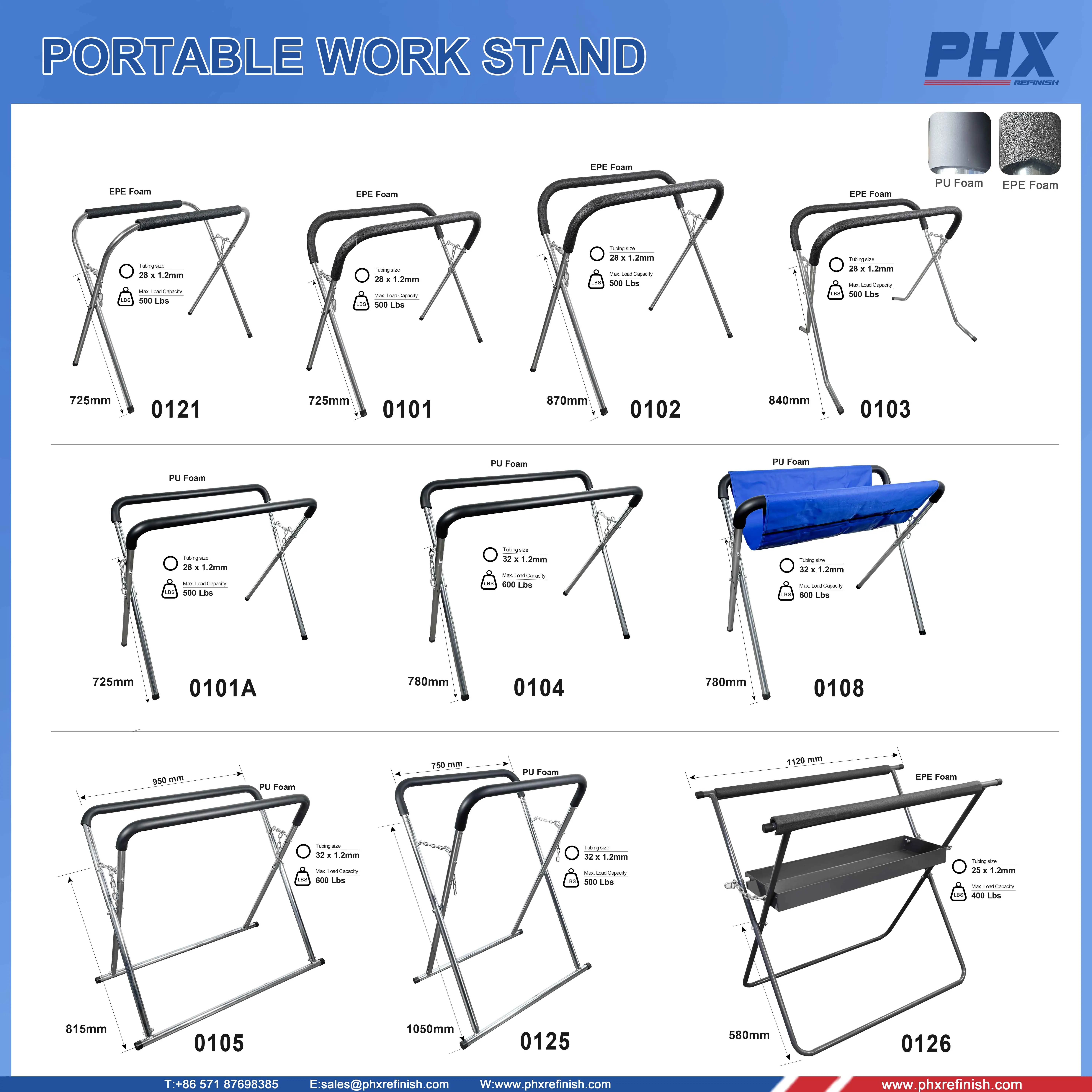 Pu Foam Panel Stand Car Body Repair Equipment Stands Trestle Portable ...