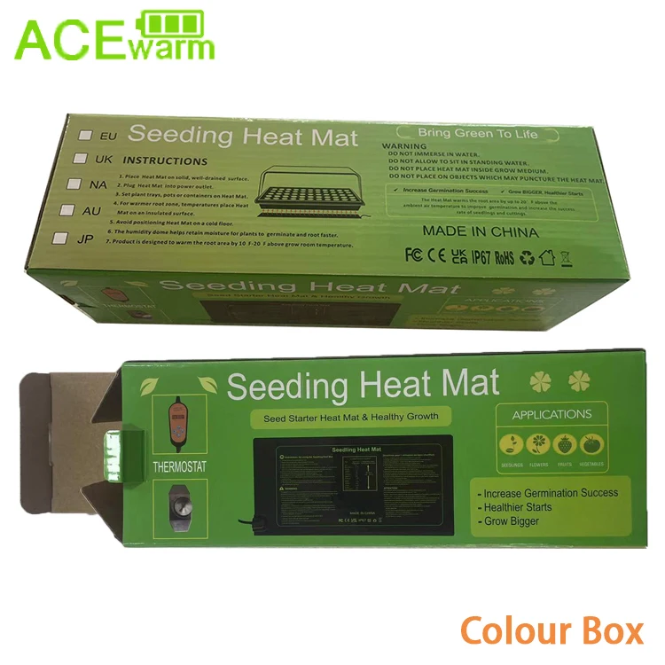 Seed Heat Pad Mat Plants Germination Electric Warm Seedling Mat,10x20 ...