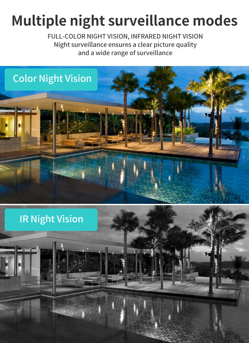 4MP Dual Lens 180 Degree Ceiling Hik Compatible IP Poe Camera