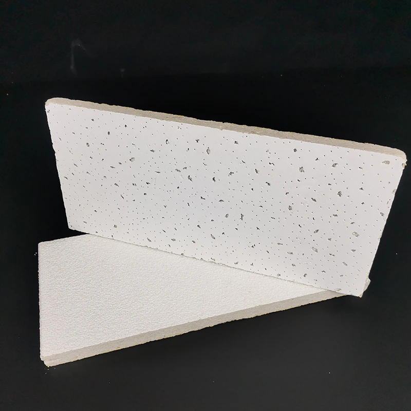 Fiber Glass Ceiling Tile 603*603*24mm Tegular Edge With White Color ...