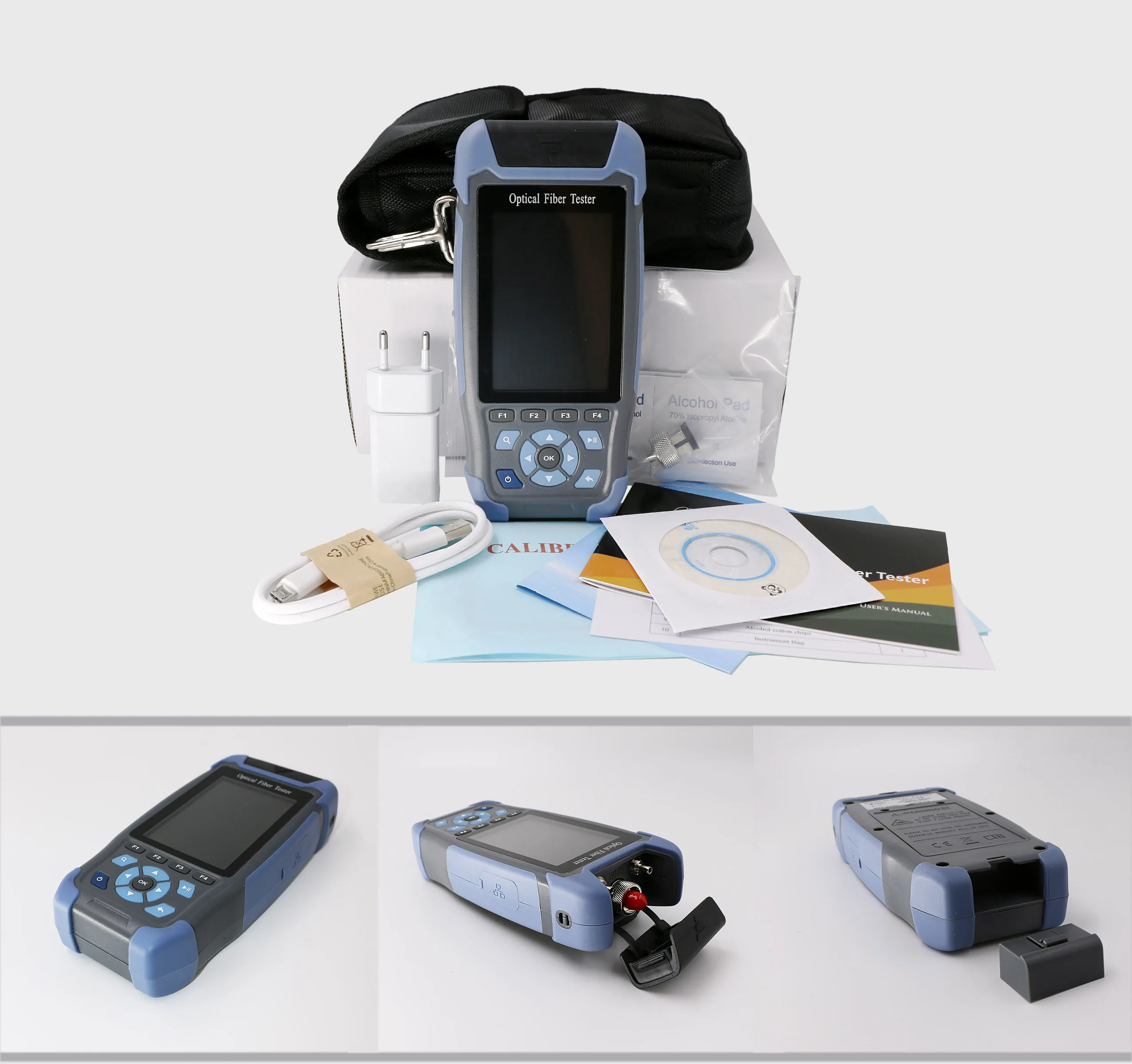 Multifunction Mini Otdr Fiber Optic Reflectometer With 8 Functions Vfl ...