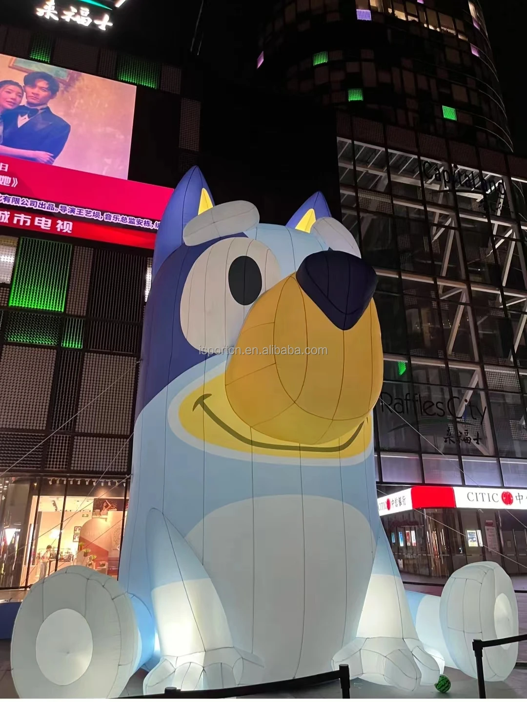 Customized Huge Inflatable bluey Balloon Inflatable bluey Cartoon ...
