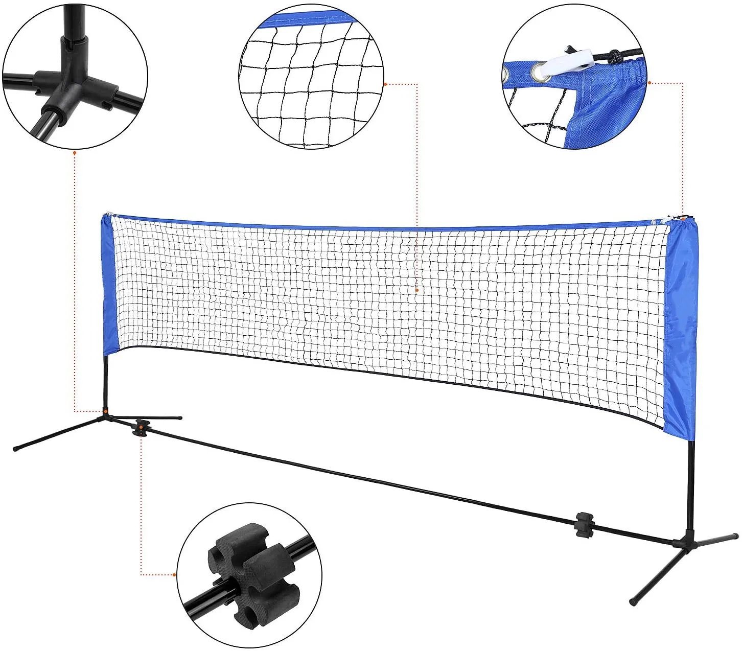 Driveway Tennis Net - Portable Mini Tennis Net for Kids