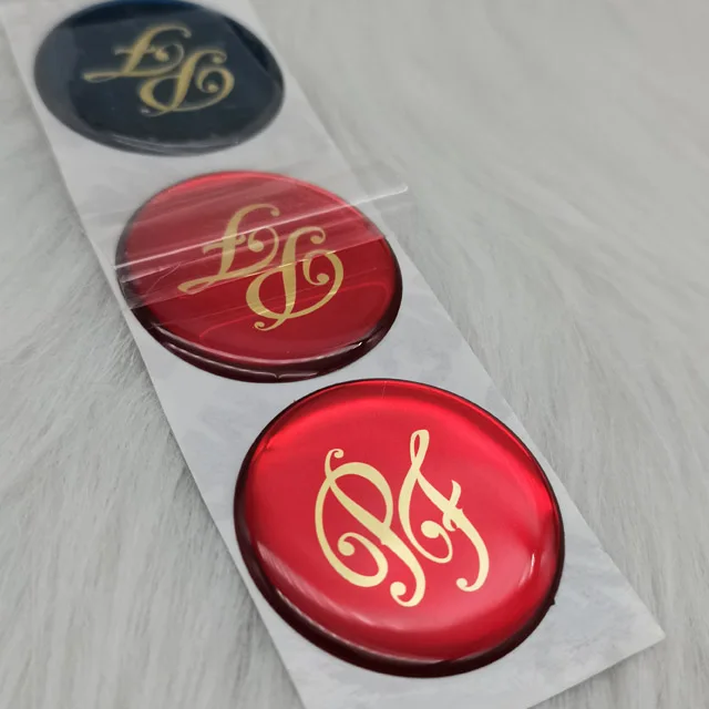 Custom 3D Crystal Metal Printing - Eco-Friendly Stickers