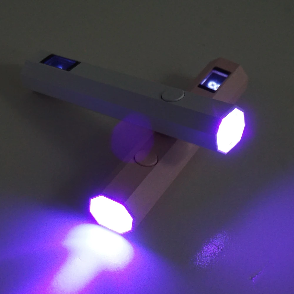 Mini UV Light with LCD Display Handheld Nail Lamp Rechargeable Portable ...