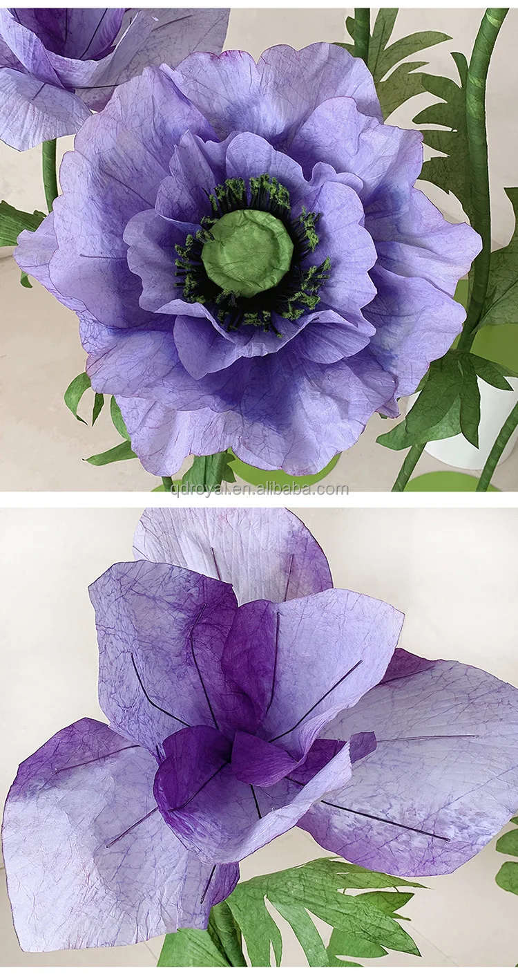 Artificial Paper Giant Flowers for Wedding Decorations
