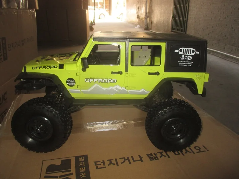 1/8 Scale Rc Car Truck Remote Control Jeep 4x4 Off-road Rc Jeep 4x4 Rc Jeep Wrangler Rock ...
