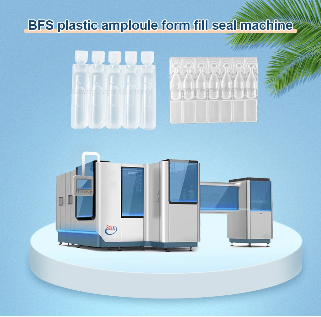 Pharmaceutical Aseptic Bfs Filling Machine Automatic Plastic Ampoules ...