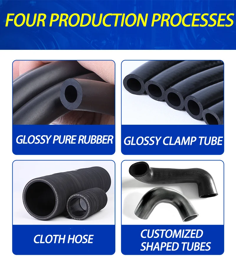 Quality New Flexible Automotive Knitted Fuel Hose Oil Resistant Rubber ...