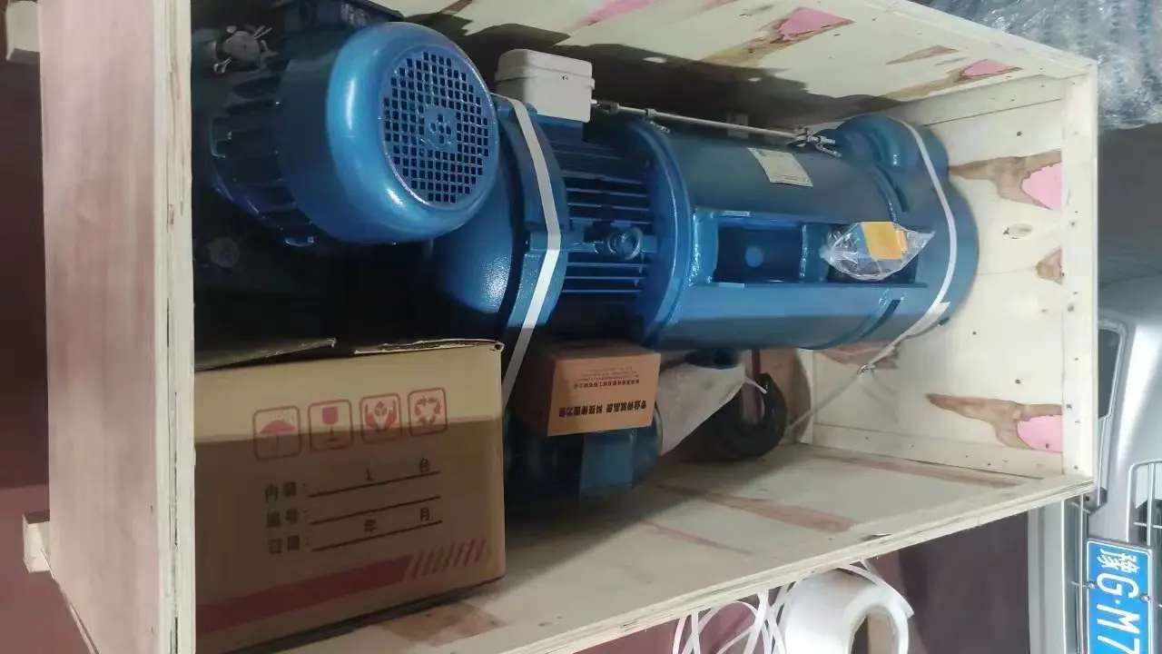3 Ton 5 Ton Lever Synchronous Monorail Wire Rope Electric Hoist ...