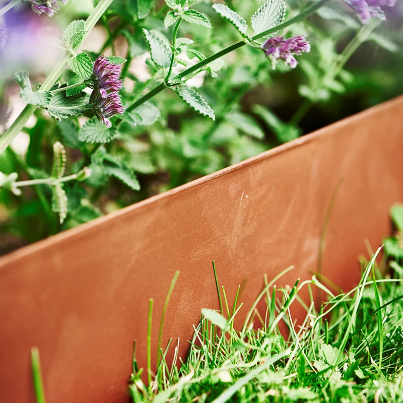 Landscaping Corten Steel Garden Border Rusty Corten Steel Flexible ...