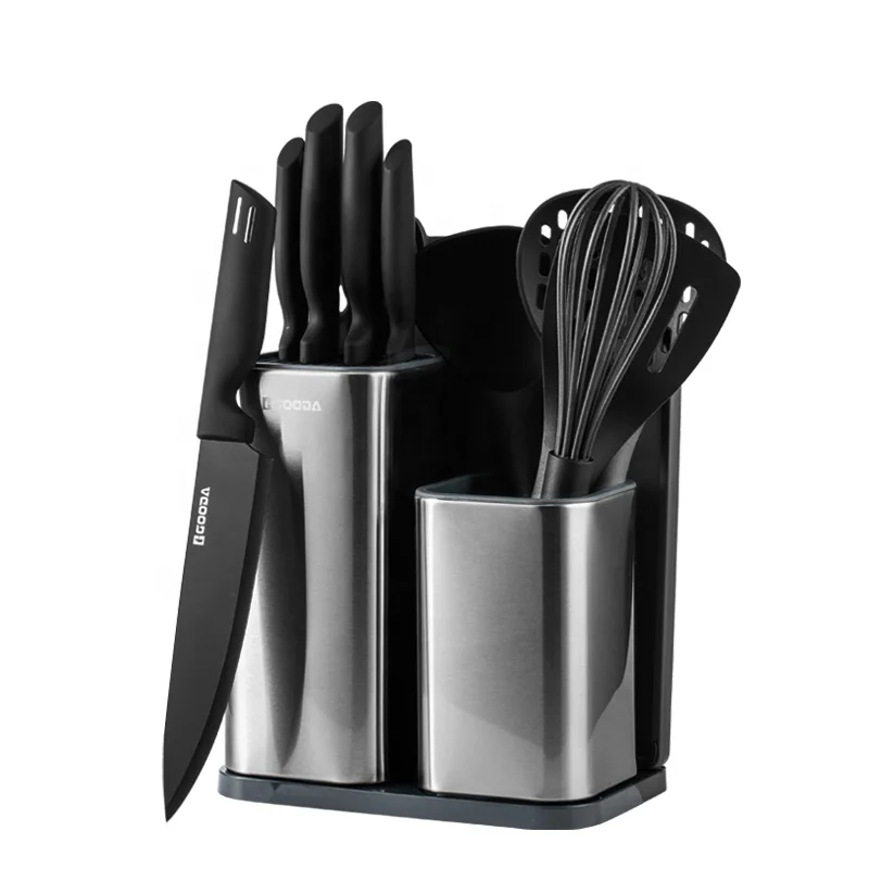 Hot Sale Kitchenware 12 pieces Silicone Kitchen Utensil Set with Knife ...