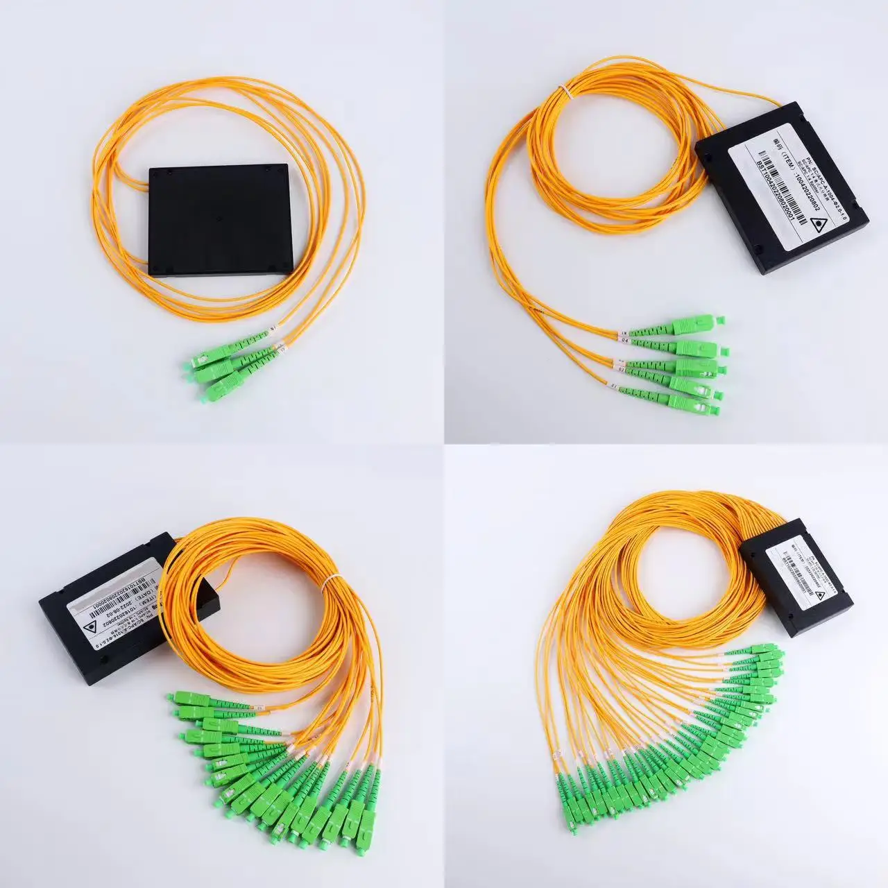 Ht Plc Cassette Type 1x64 Fiber Optic Splitter Sc/apc Connectors For ...