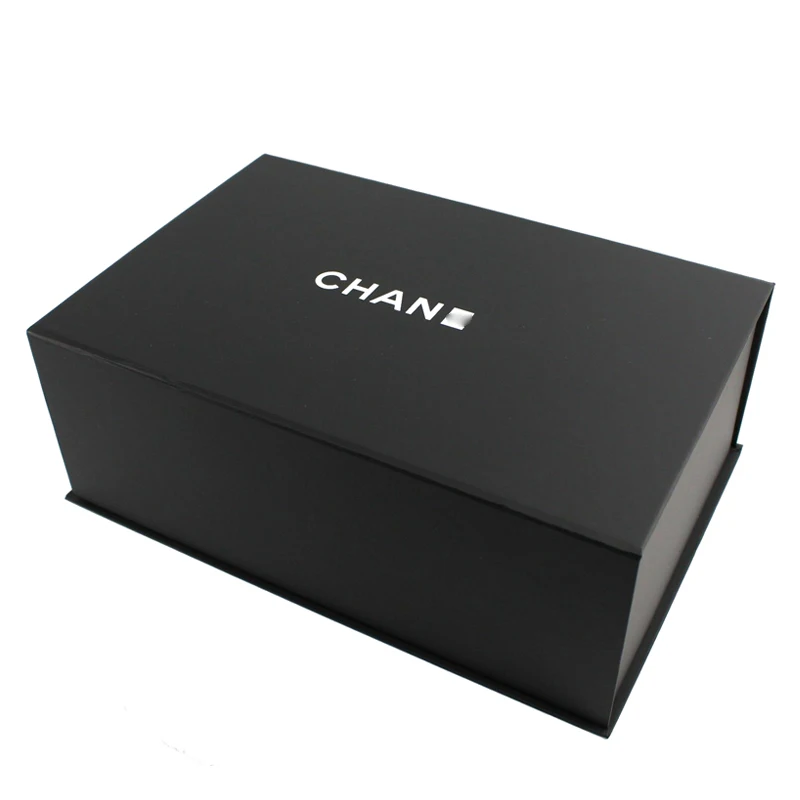Custom Luxury Rigid Magnet Folding Shoe Box With Magnetic Lid Large ...