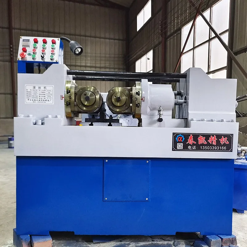 High Speed Hydraulic Anchor Bolt Rod Screws Thread Rolling Machine ...