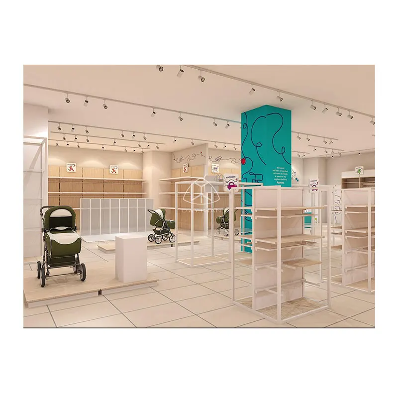 Kids Shoes Store Design Kids Shop Furniture Clothes Display Rack For ...